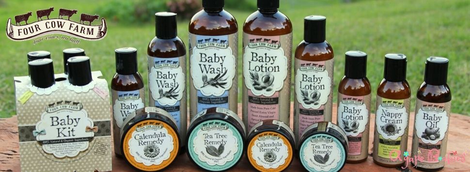 Four Cow Farm 100% Natural Organic Skincare for Babies | Agape Babies ...