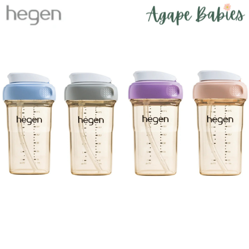 Hegen PCTO™ 240ml/8oz Straw Cup PPSU (Slow Flow) - 4 Colors