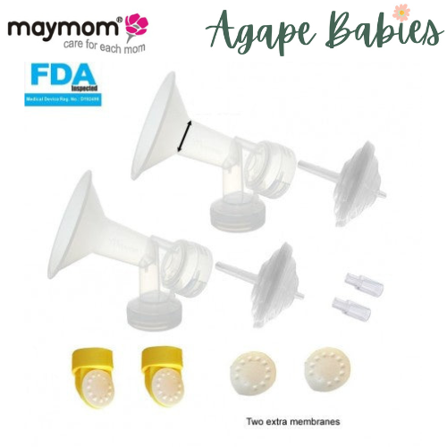 Maymom Kit For Medela Freestyle Pump 2x 17 mm Flanges Backflow ...
