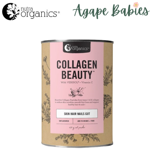 Nutra Organics Collagen Beauty with Verisol + C 450g | Agape Babies ...