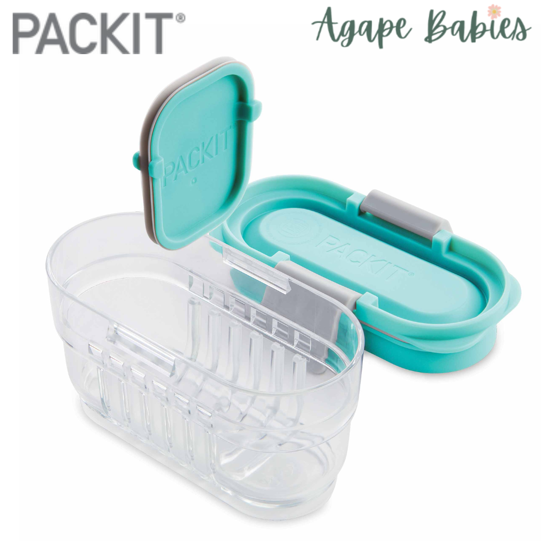 Packit Mini Bento Snack Box - Mint | Agape Babies Singapore