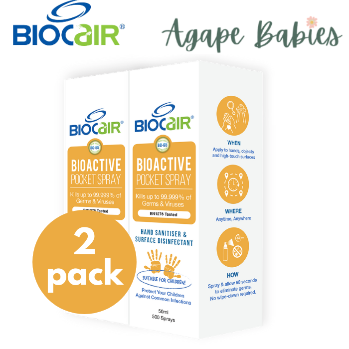BioCair Ultimate Automobile Aerial Disinfection Bundle Pack Exp: 07/24