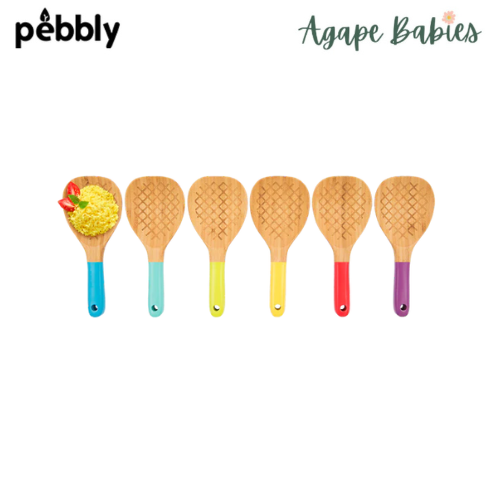 Pebbly Serving Spoons - 3 Colors | Agape Babies Singapore