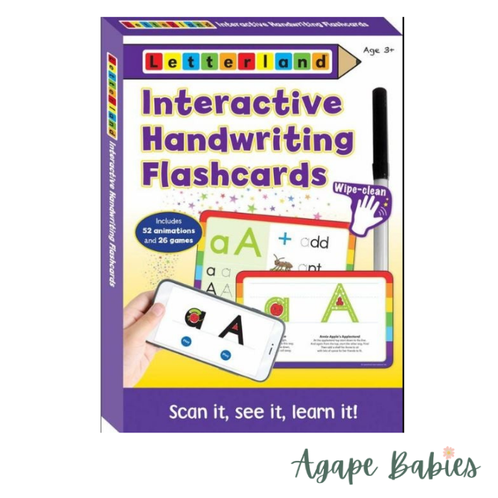Letterland Interactive Handwriting Flash card | Agape Babies Singapore