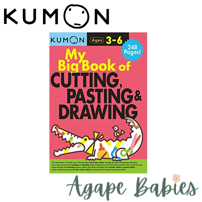 Kumon My Big Book Of Cutting, Pasting And Drawing | Agape Babies Singapore
