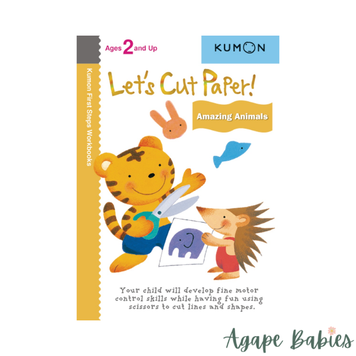Kumon Let's Cut Paper! Amazing Animals