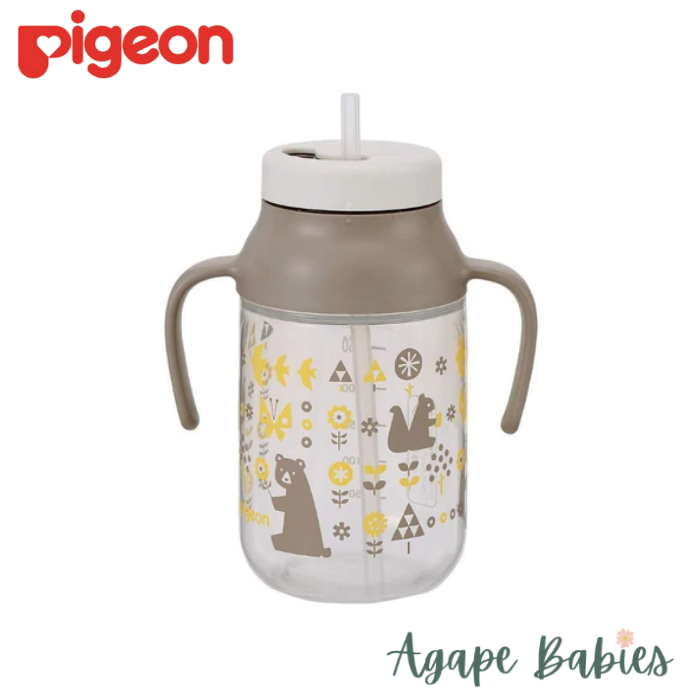 Pigeon Straw Bottle Kurutto - Animal | Agape Babies Singapore