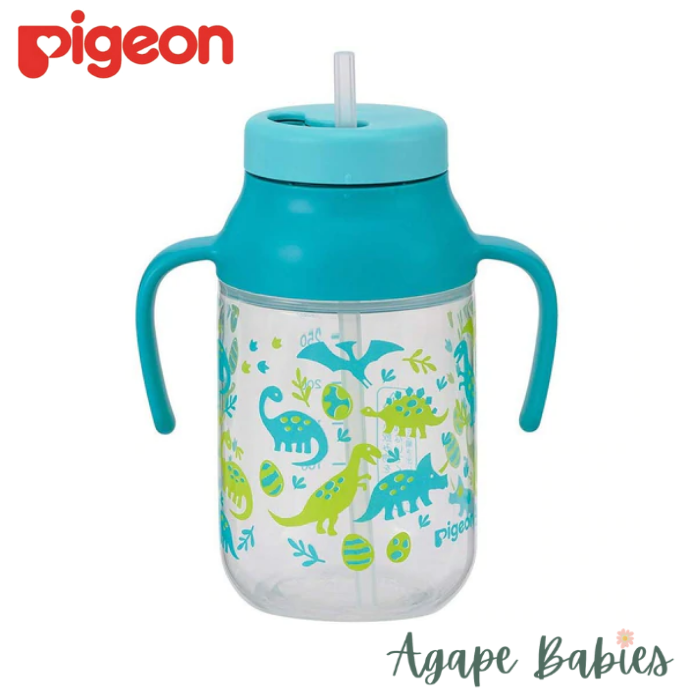 Pigeon Straw Bottle Kurutto - Dinosaur | Agape Babies Singapore