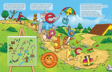 Letterland Alphabet Races: A Magnetic Play Book (26 A-Z Magnets)